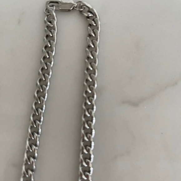 Accessories | Silver Cuban Chain Necklace 6 Mm | Poshmark
